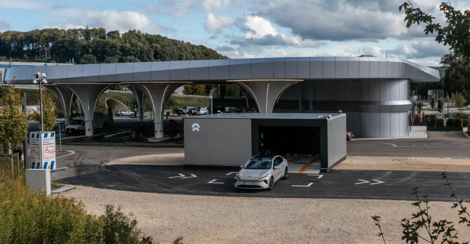 NIO Power Swap Stations - Elektrischeautovakanties.nl