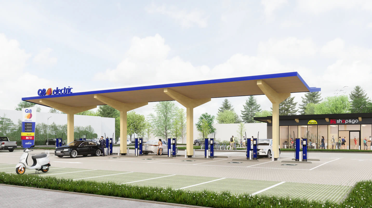 Q8 Electric gaat prachtige snellaadstations openen in België ...